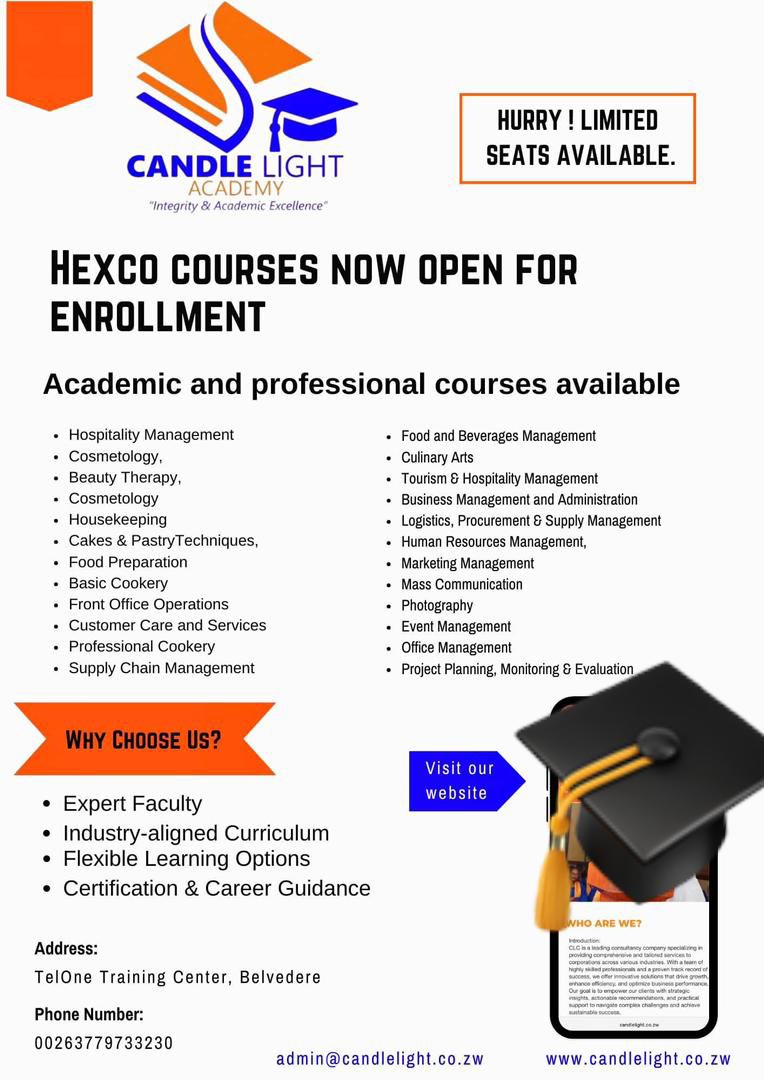 Courses - Candle Light Consultancy Bootstrap Template